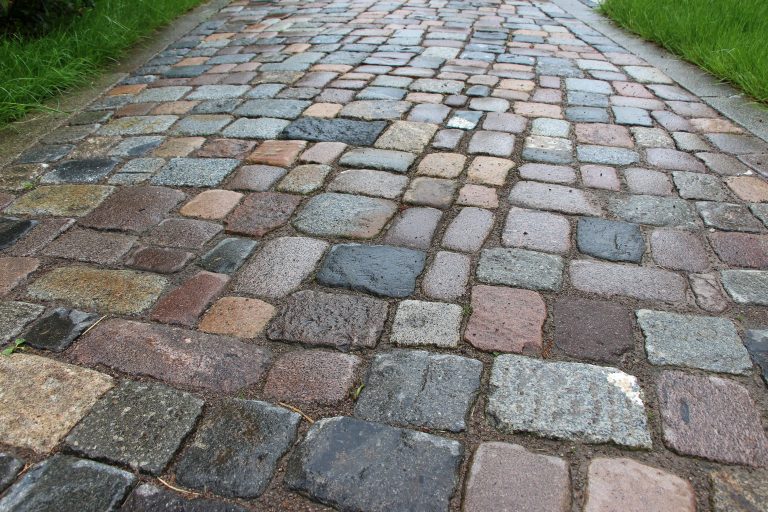 Großpflaster, Granit und andere Pflastersteine, bunt, gebraucht ...