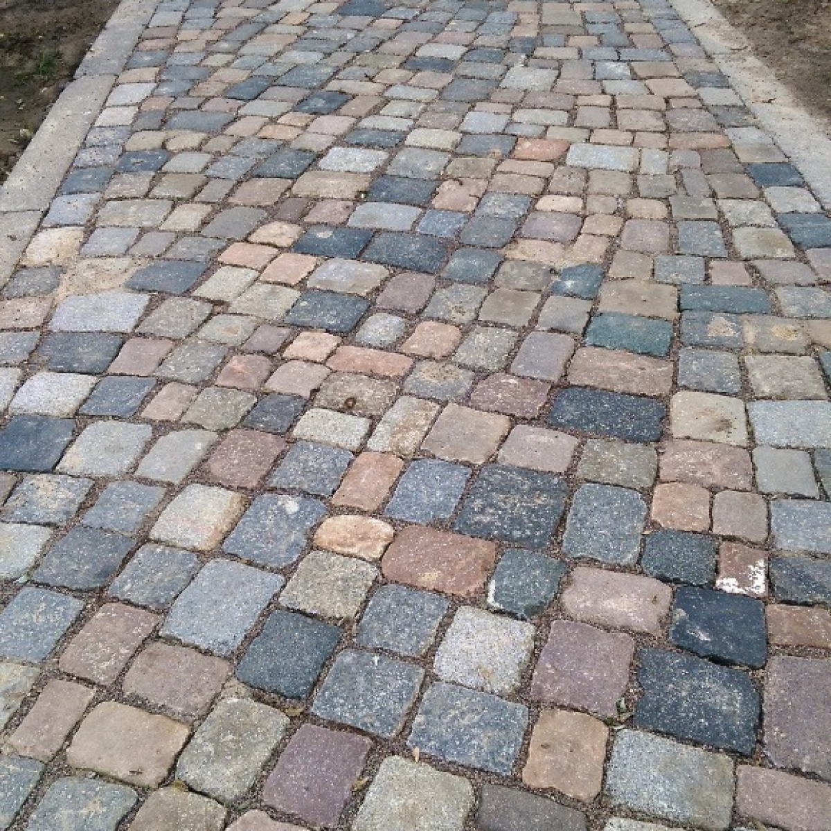 Großpflaster, Granit und andere Pflastersteine, bunt, gebraucht ...